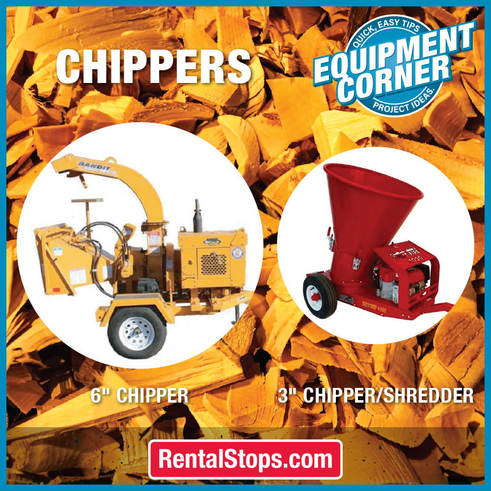 Equipment Corner : Chippers | Blog for Rental Stop, Party Rental Store ...