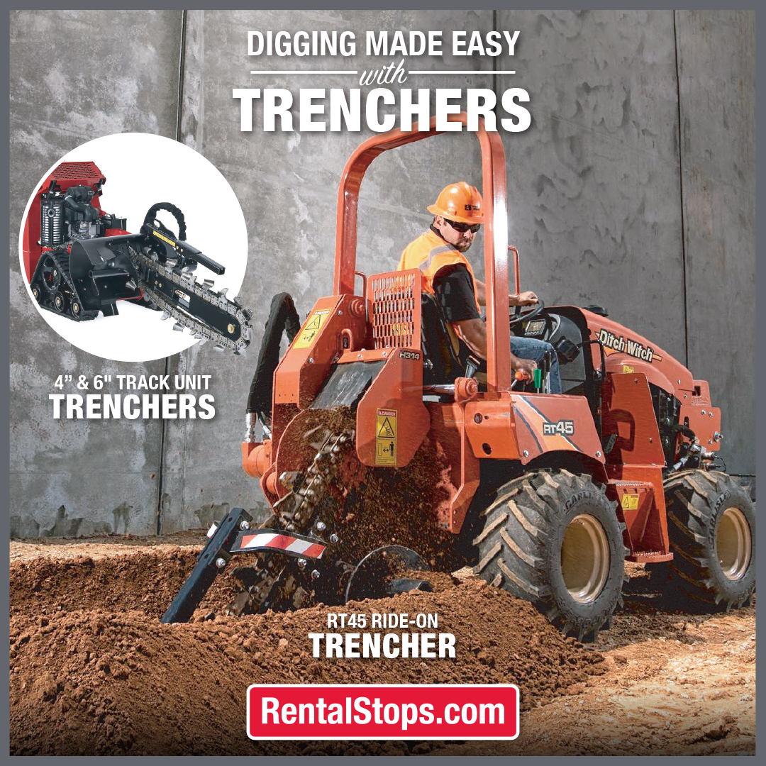 Digging Made Easy with Trenchers | Blog for Rental Stop, Party Rental ...