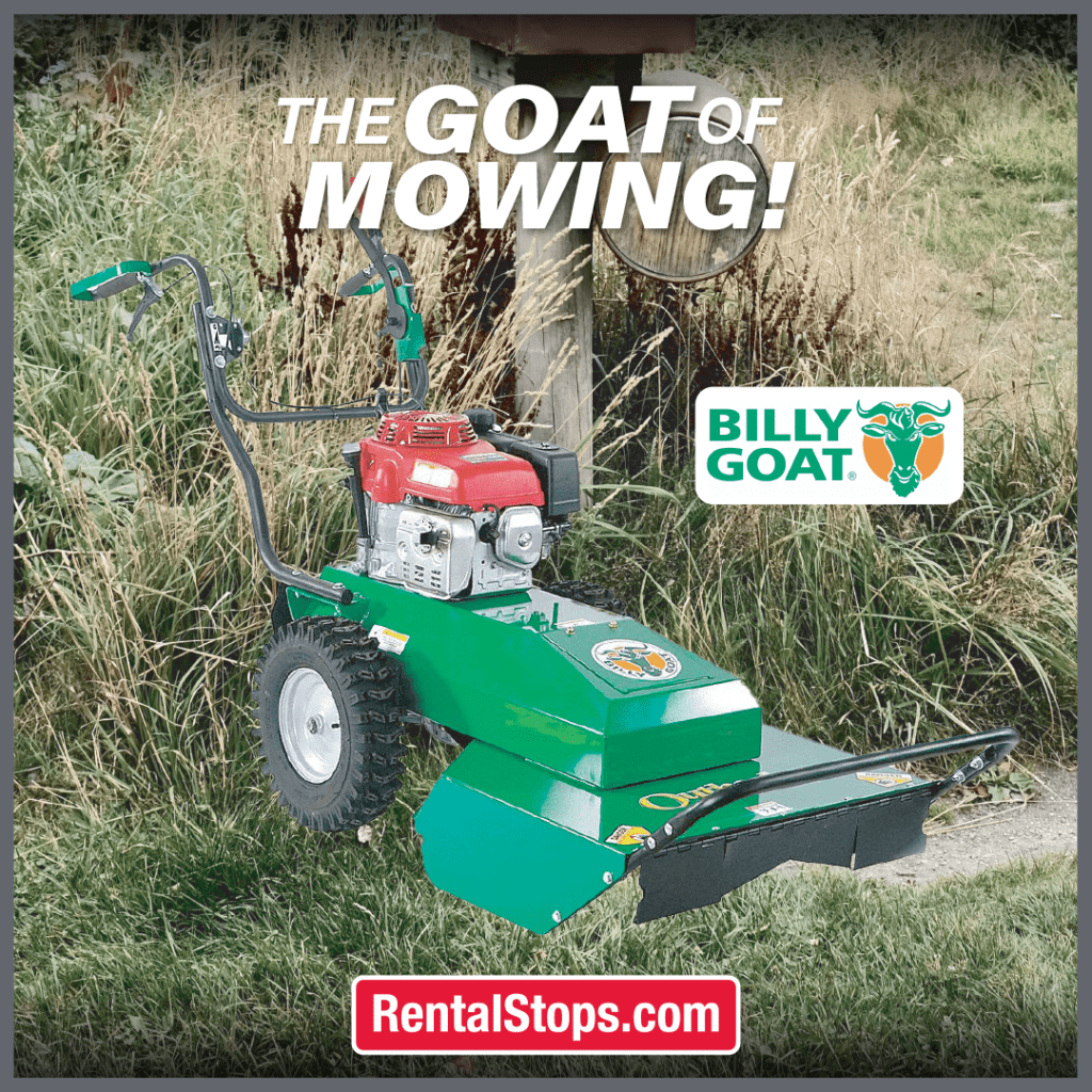 The GOAT of Mowing! | Blog for Rental Stop, Party Rental Store ...